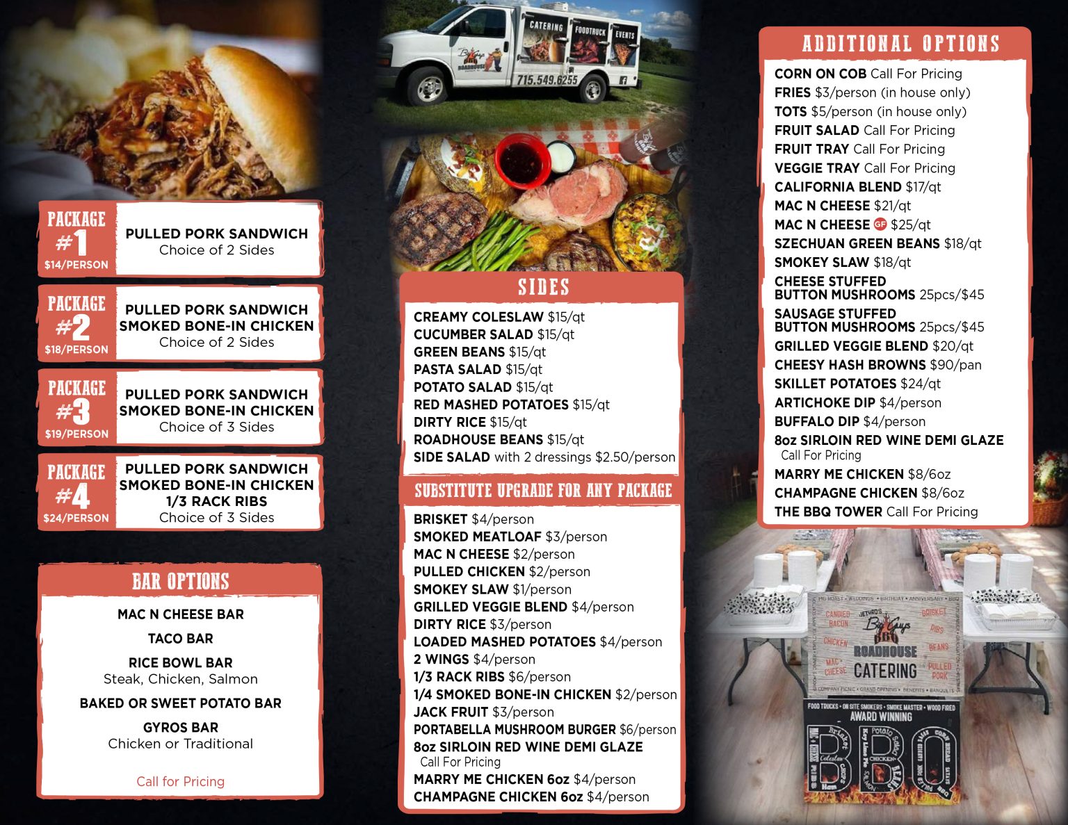 Catering Menu 2 | Big Guys BBQ