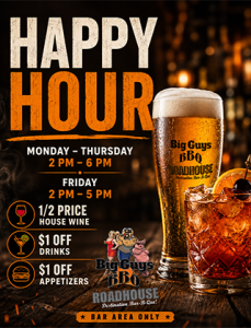 Happy Hour | Big Guys BBQ